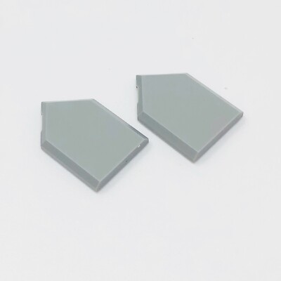 22385 LEGO Parts Tile Modified 2x3 Pentagonal LIGHT BLUISH GRAY (2) | eBay