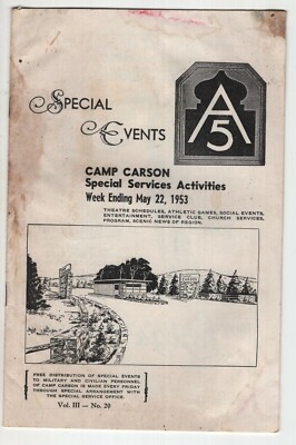 Booklet - Camp Carson Special Services Activities Week Ending May 22 ...
