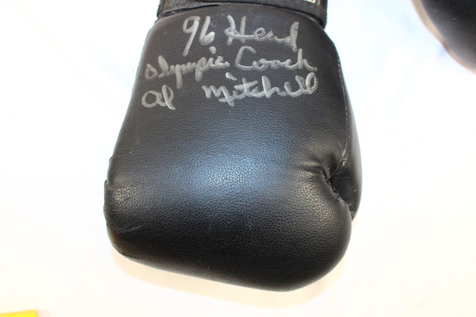 Boxing Gloves Top Contender Super Bag Glove Medium Signed Al Mitchel ...