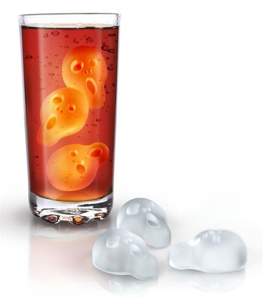Fred Ice Screams Silicone Cube Tray Edvard Munch Classic New 12 Skulls ...