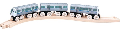 BART Bay Area Rapid Transit Brio-scale Wooden Toy Train 3 Car Set ...