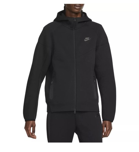 MENS NIKE SPORTSWEAR TECH FLEECE WINDRUNNER FULL ZIP HOODIE FB7921-010 ...