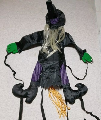 Crashing Witch Into Tree Halloween Yard Decoration Hanging Crashed ...