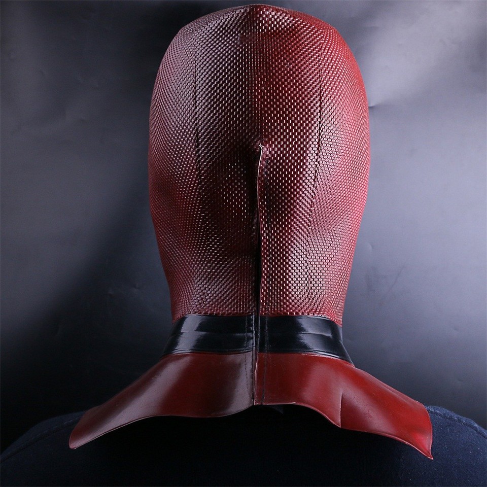 Deadpool 2 Mask X-Men Halloween Full Face Latex Helmet Cosplay Party ...