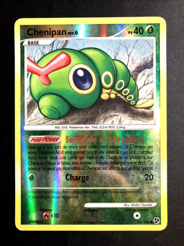 Carte Pokémon Chenipan 63/106 Reverse Holo D&P Duels au Sommet FR (port ...