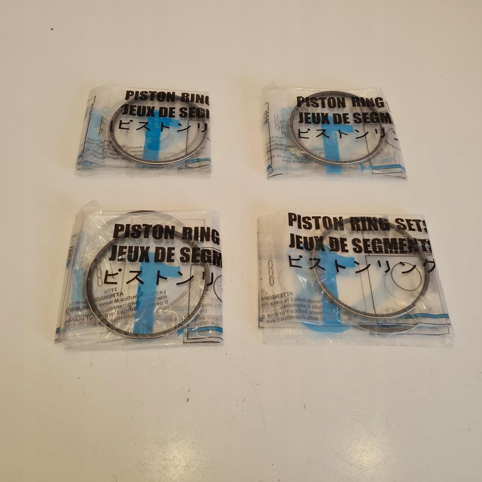 AUDI 100 VW GOLF I JETTA 1.6D PISTON RINGS FOR 4 CYLINDERS GRANT C1464 ...