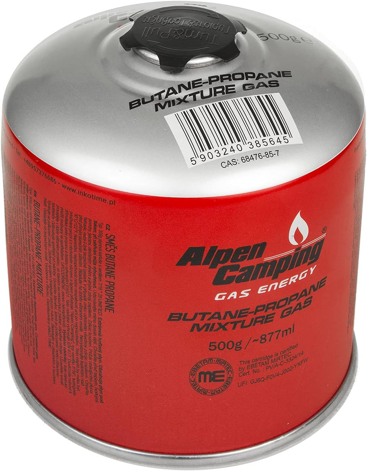 IK008 3 Cartucce Di Gas Da 877 Ml/500 G Con Cartuccia a Vite Propano ...