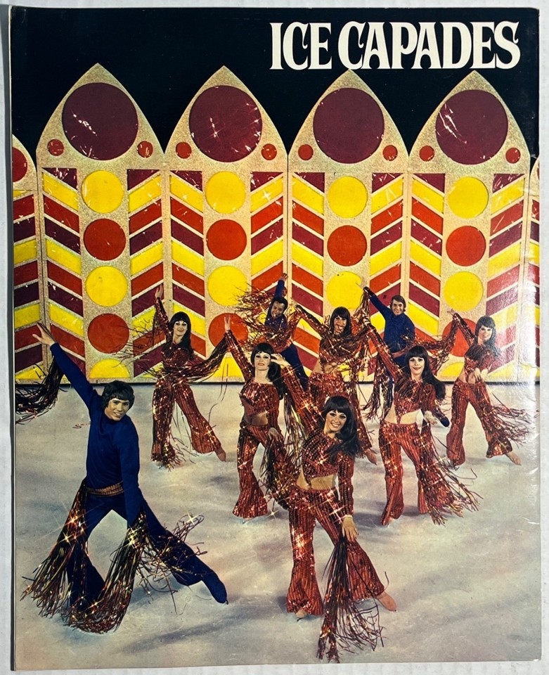 Vintage Ice Capades Souvenir Program 1970s Colorful Costumes Ice Show ...