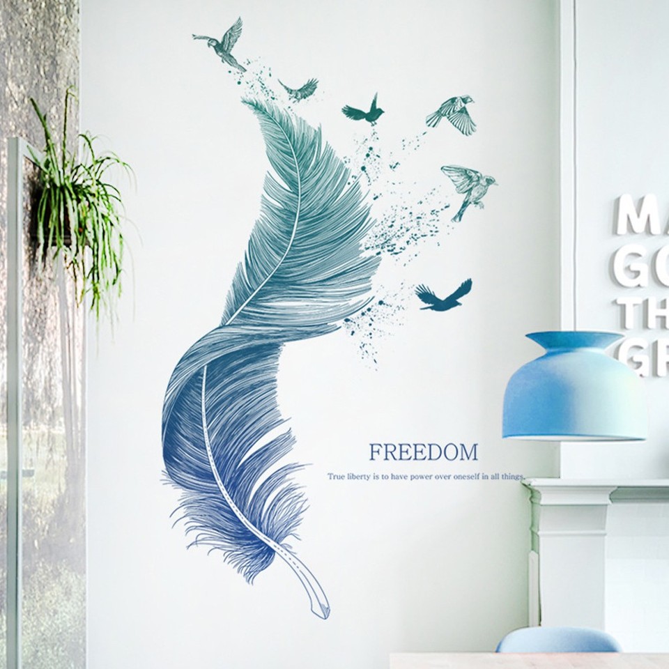 1PC Creative Wall Decal Wall Sticker DIY Adhesive Wallpaper Wall ...