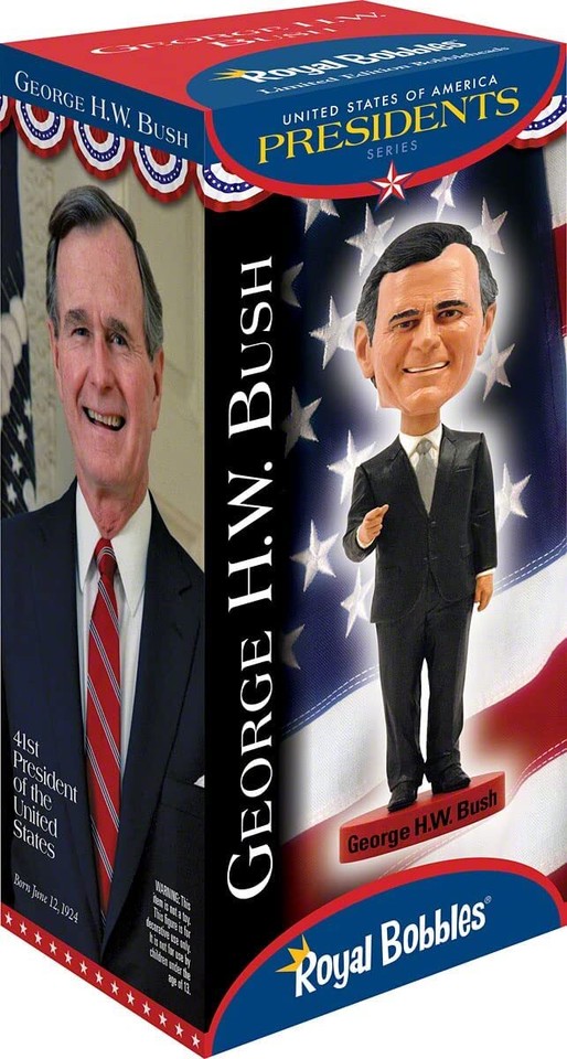 Royal Bobbles Presidents George H.W. Bush bobblehead figure 010603 | eBay
