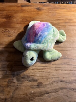 Douglas Sea Turtle Plush Pastel Rainbow Mint Green Glitter Eyes 12 ...