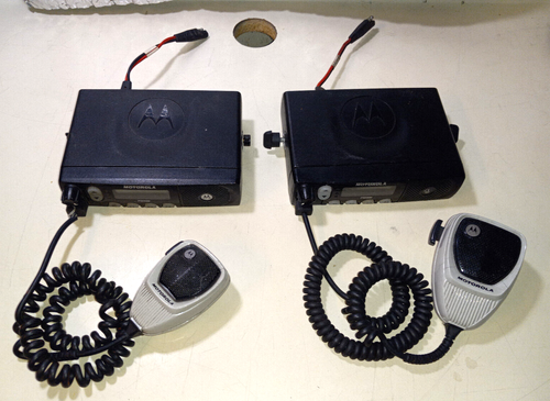 2 Motorola PM400 UHF Mod. AAM50RPF9AA3AN 40 Watt Mobile Radios FREE ...