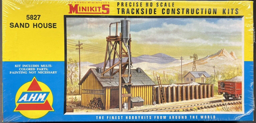 Vintage AHM Minikits 5827 Sand House HO Scale Model Railroad Building ...