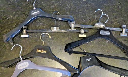 Lot 7 LAPERLA DESIGNER Missoni Celine VELVET SUIT HANGERS Neimens Jil ...