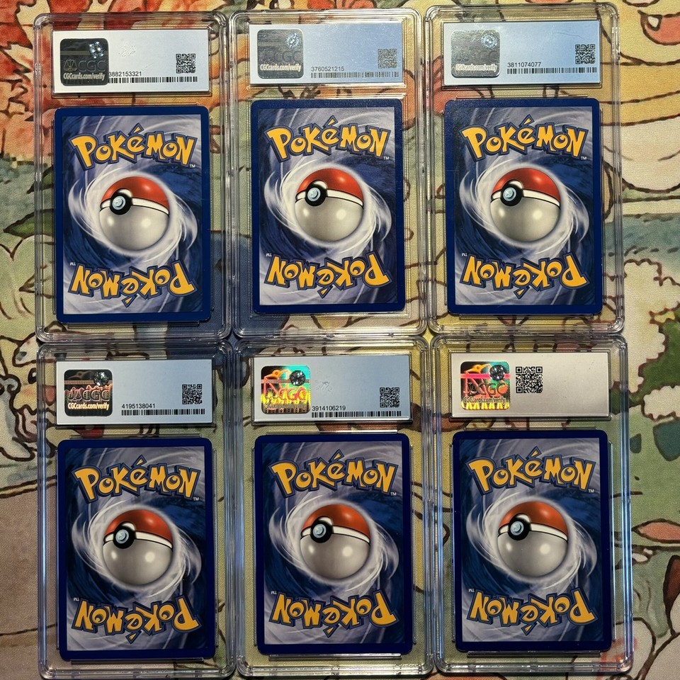 Pokemon - 6 Vintage / Mid Era Graded Cards - 1st Edition - Southern ...