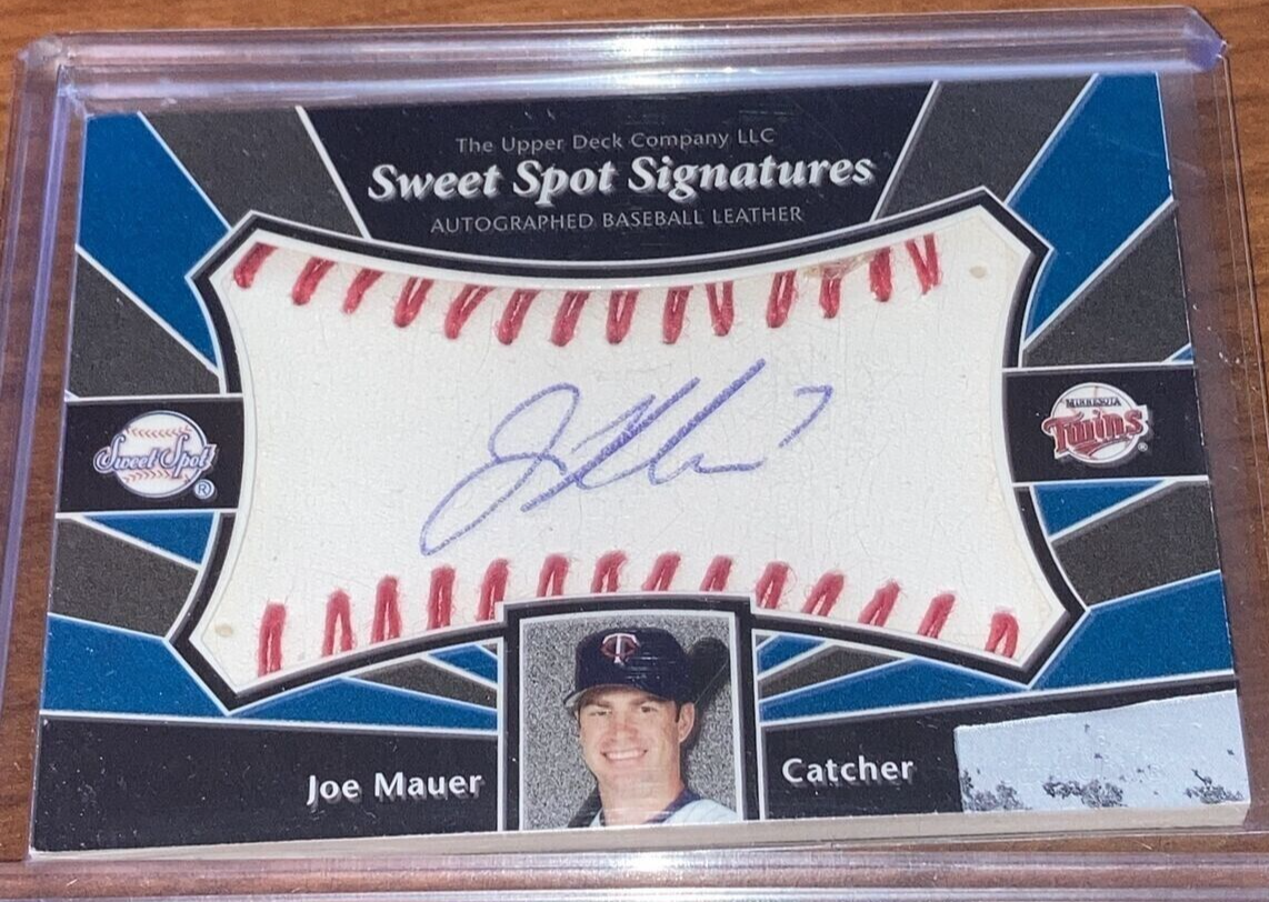 Joe Mauer Autographed Memorabilia | Signed Photo, Jersey, Collectibles ...