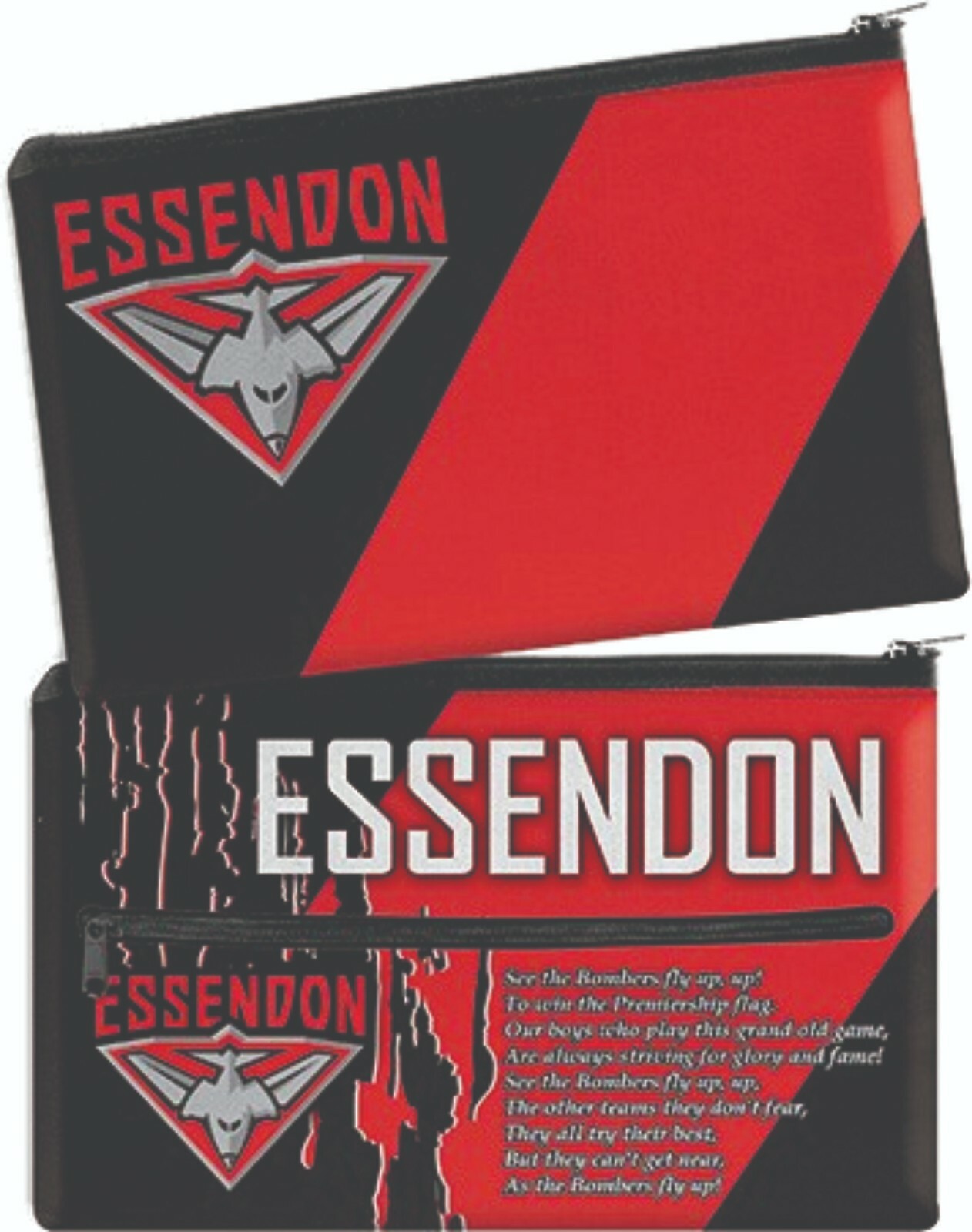 Essendon Song AFL Pencil Case AFL Team Logo Official AFL Sporting Footy ...