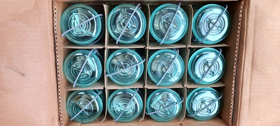 Bicentennial 1776-1976 Ideal Aqua Blue Wire Bail Top Pint Ball Mason ...