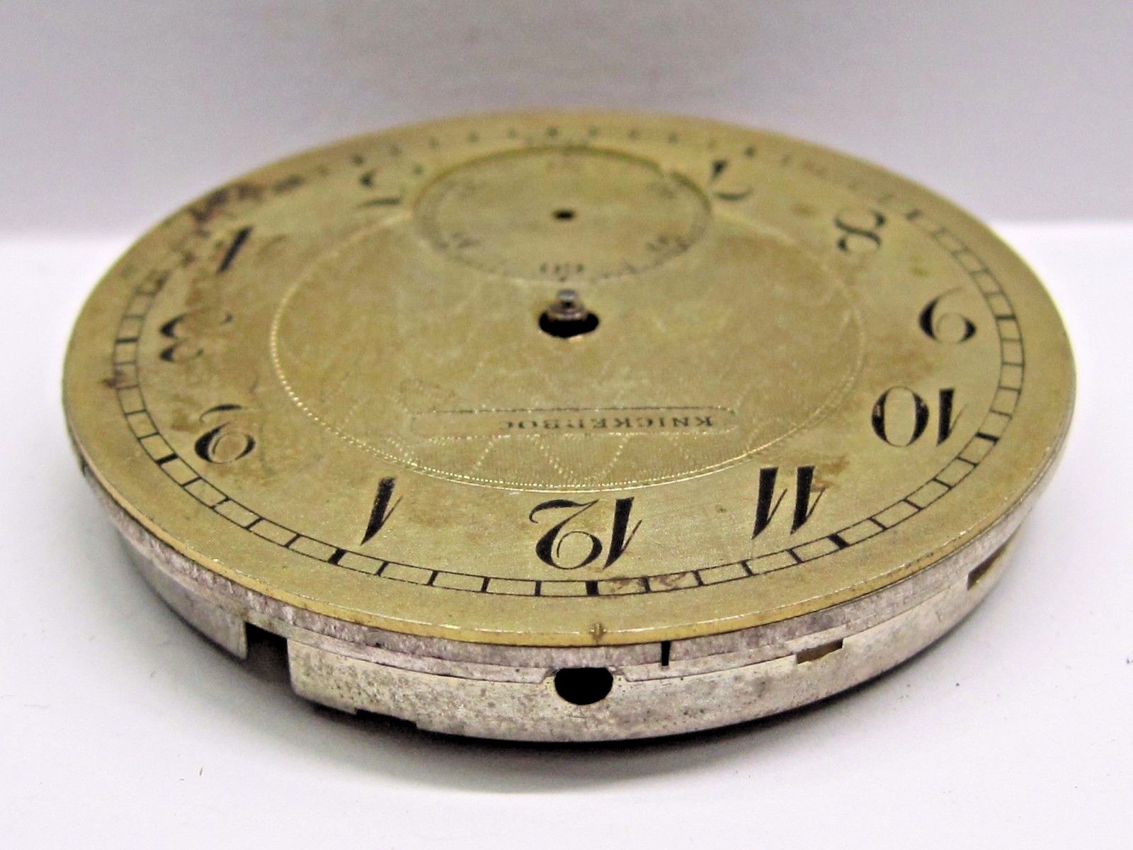 Antique Knickerbocker 7 jewels/Adj/2 Position Pocket Watch /Movement ...