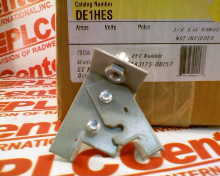 DE1HES GE MOUNTING BRACKET EDGEWISE HANGER 3/8 X 16 INCH NEW ...
