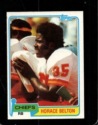 1981 TOPPS #163 HORACE BELTON EX CHIEFS *INVAJ512 | eBay