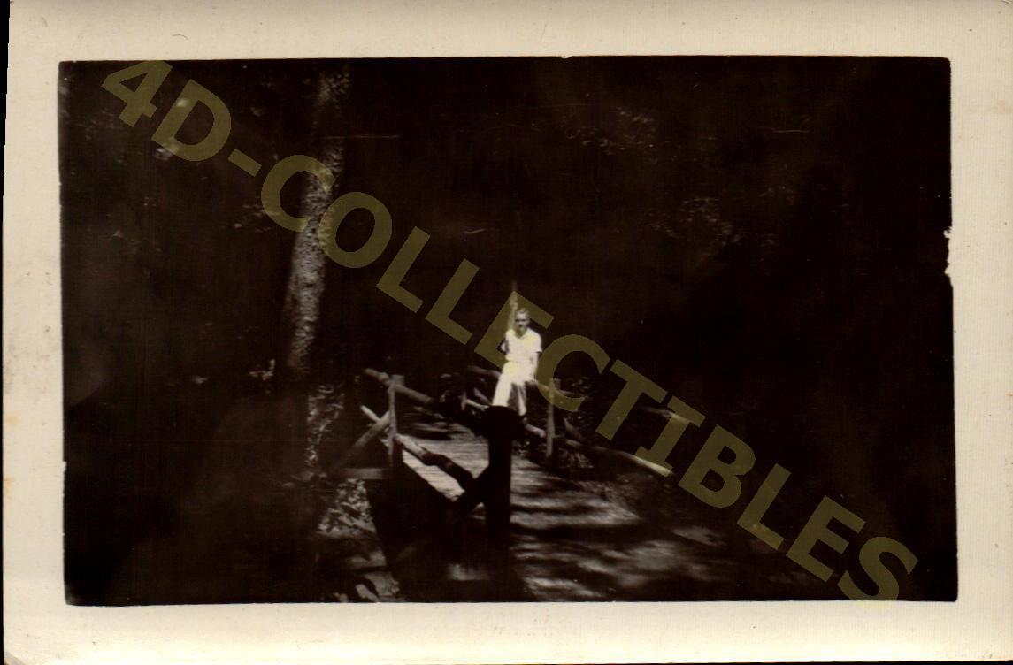 Vintage Snapshot Original Photograph Old Picture with Watermark Across ...