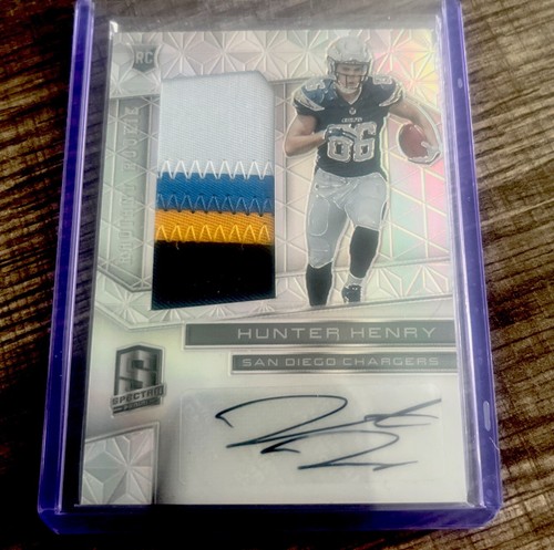 Hunter Henry 2016 Panini Spectra Rookie Patch Autograph RC /199 | eBay