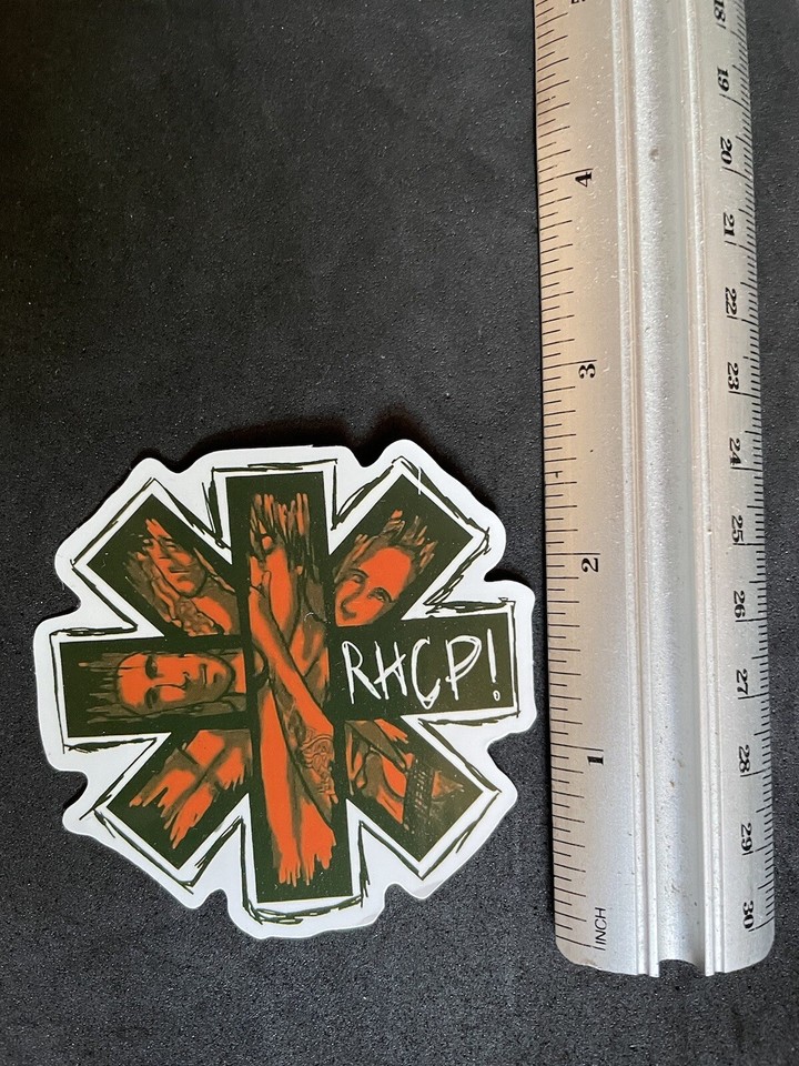 Red Hot Chili Peppers RHCP Iconic 90s Rock Band Sticker for Skateboards ...