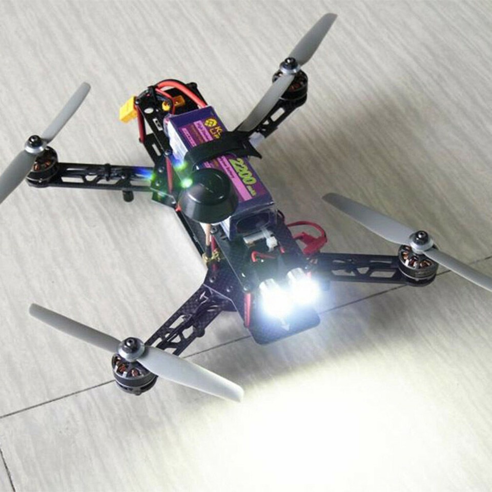 2PCS RC FPV Night Flying Searchlight 1.5W Bright LED Lights for ...
