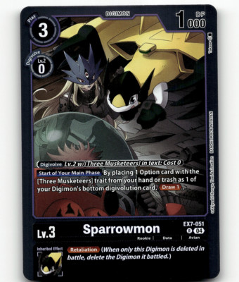 Digimon CCG Sparrowmon - Digimon LIBERATOR | eBay
