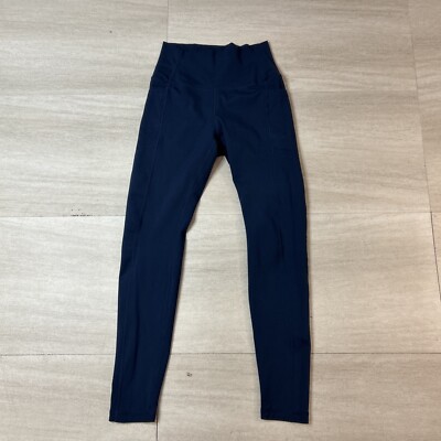 Ethos Leggings Size Medium Navy Blue | eBay