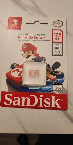 SanDisk 128GB micro SD XC Card MicroSDXC Flash Memory Nintendo Switch ...