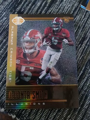 DeVonta Smith, 2021 Panini Chronicles Draft Picks Illusions Bronze ...