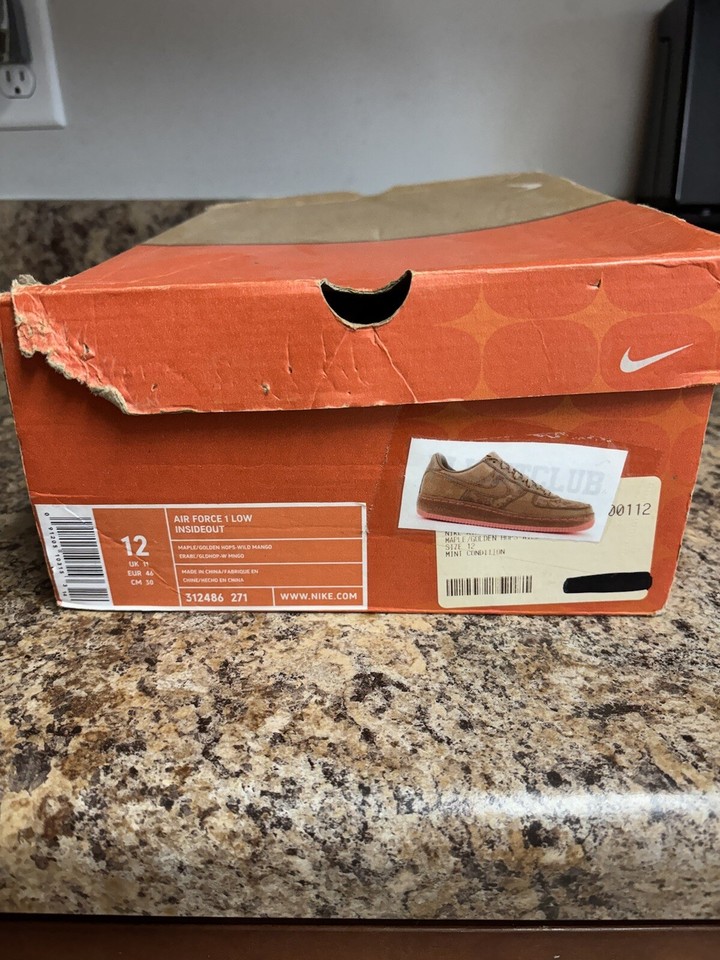 Air Force One Maple Golden Hops Size 12 | eBay