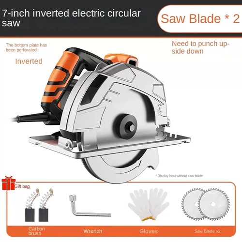 Electric circular saw 7 inch woodworking portable saw cutting saw ...