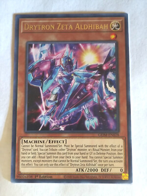 Yu-Gi-Oh! - Drytron Zeta Aldhibah - GEIM-EN028 - Rare - 1st Ed - NM/M ...