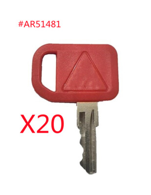 20pc key For JD Ignition Keys For Heavy Equipment & Tractors AT195302 ...