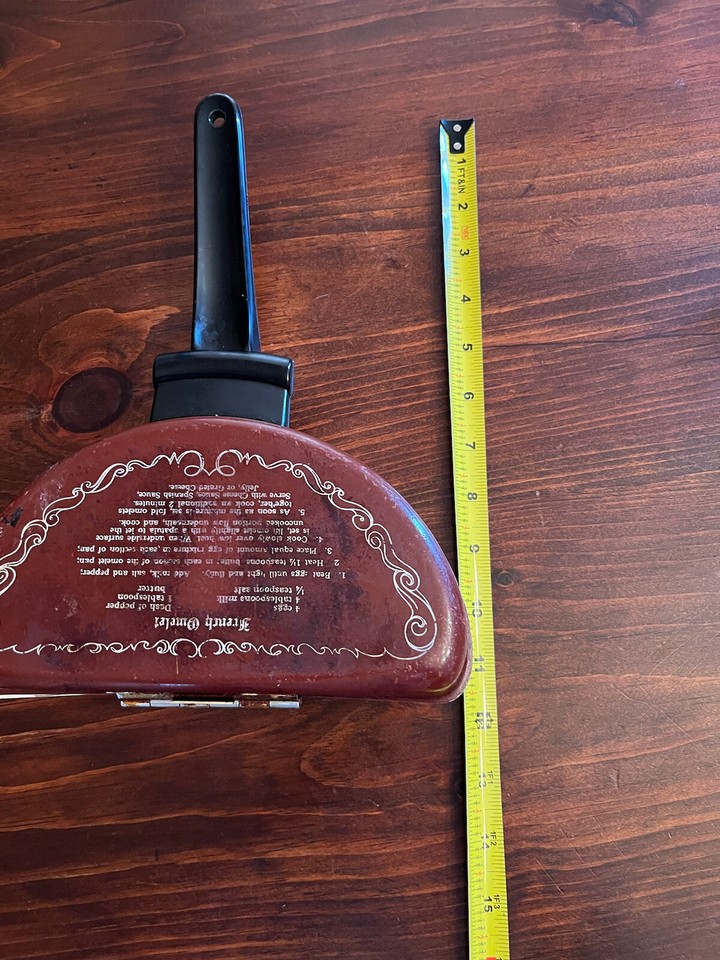 Vintage MIRRO French and Fluffy Omelette Maker Aluminum Folding Pan USA ...