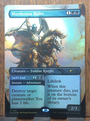 MTG💀 Murderous Rider (Frank Frazetta 1981 / Rainbow Foil) Secret Lair ...