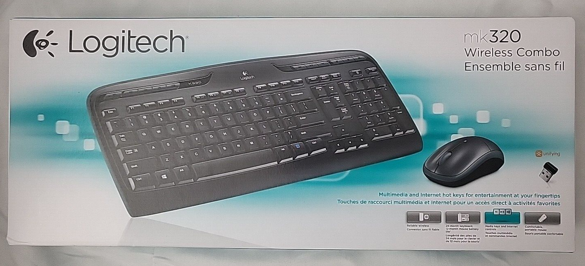 Wireless Keyboard Logitech MK320 Wireless Desktop Keyboard And Mouse ...