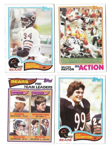 1982 Topps Football Team Set - CHICAGO BEARS | eBay