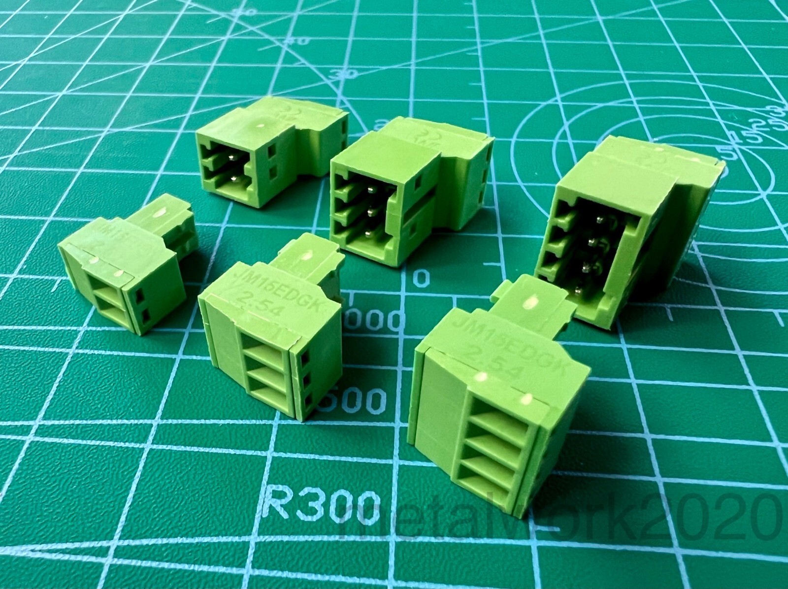 Male-Female Phoenix Style 2.54mm Pluggable Screw Terminal Blocks ...