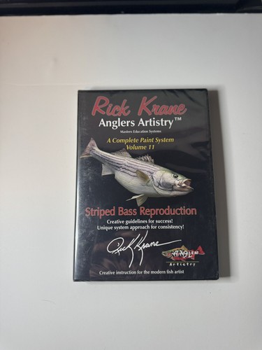 Rick Krane Anglers Artistry Volume 11 Striped Bass Reproduction | eBay