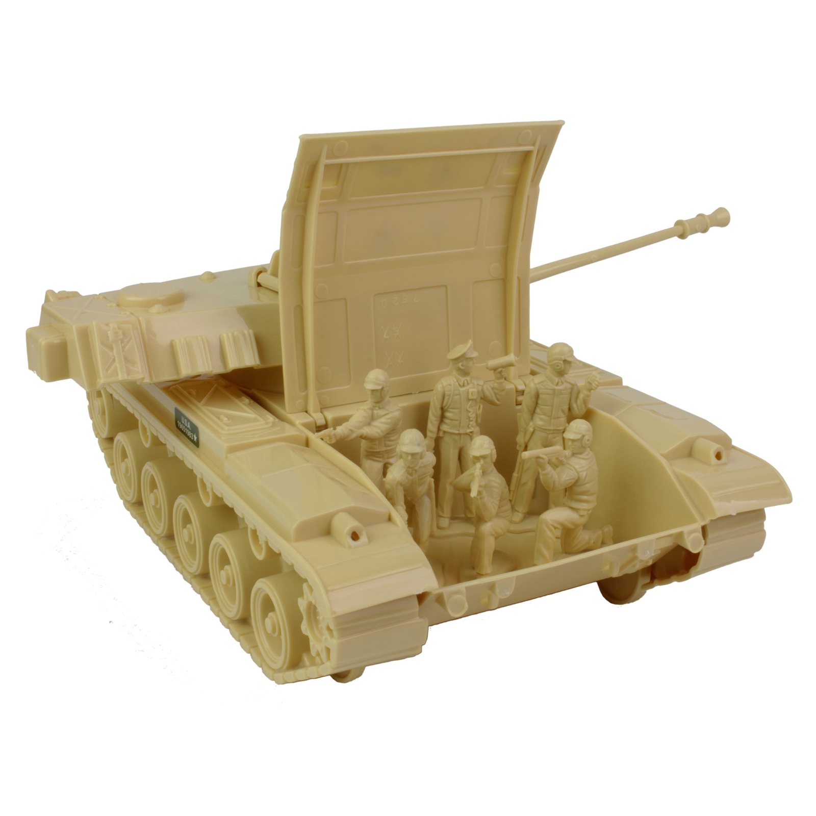 Tim Mee Processed Plastic Tan M41 Walker Bulldog Tank SWAT Timmee Army ...