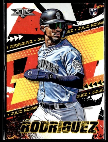 2021 Topps Fire Julio Rodriguez Everett AquaSox #107 | eBay