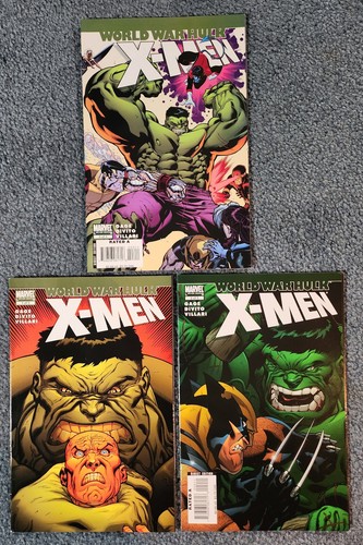 World War Hulk: X-Men #1-3 Complete Set Limited Series Marvel Comics ...