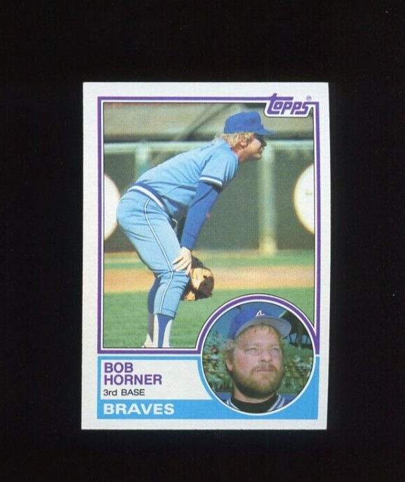 1983 TOPPS #50 BOB HORNER ATLANTA BRAVES | eBay