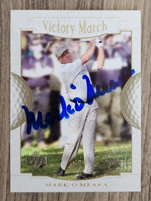 Mark O'Meara Signed 2001 Upper Deck Card #171 Golf PGA HOF Auto LEGEND ...