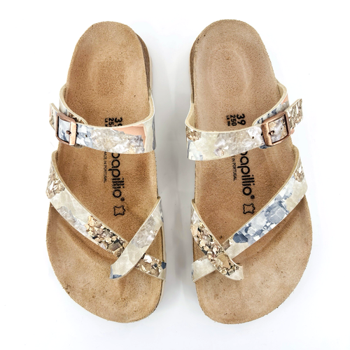 Womens 8 39 Regular Birkenstock Papillio Tabora Sandals Crystal Rose ...