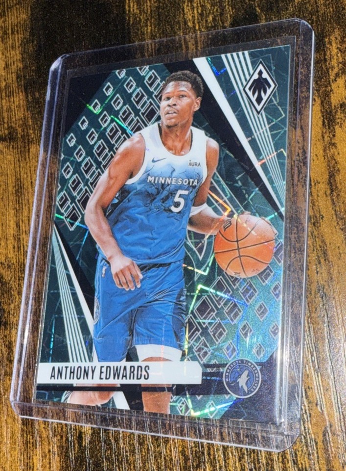 2023-24 Panini Phoenix - Anthony Edwards #227 Teal Lazer Phoenix | eBay
